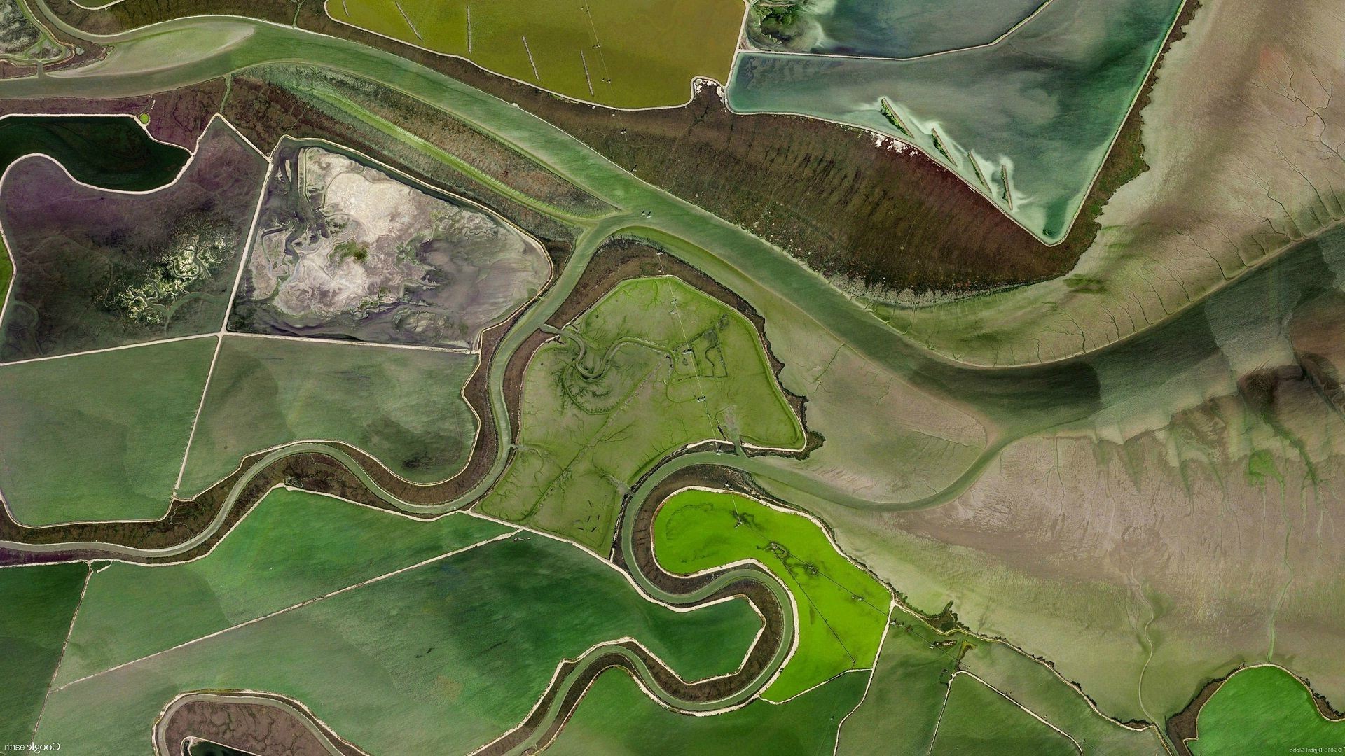 Aerial View River Wallpapers - Wallpaper Cave