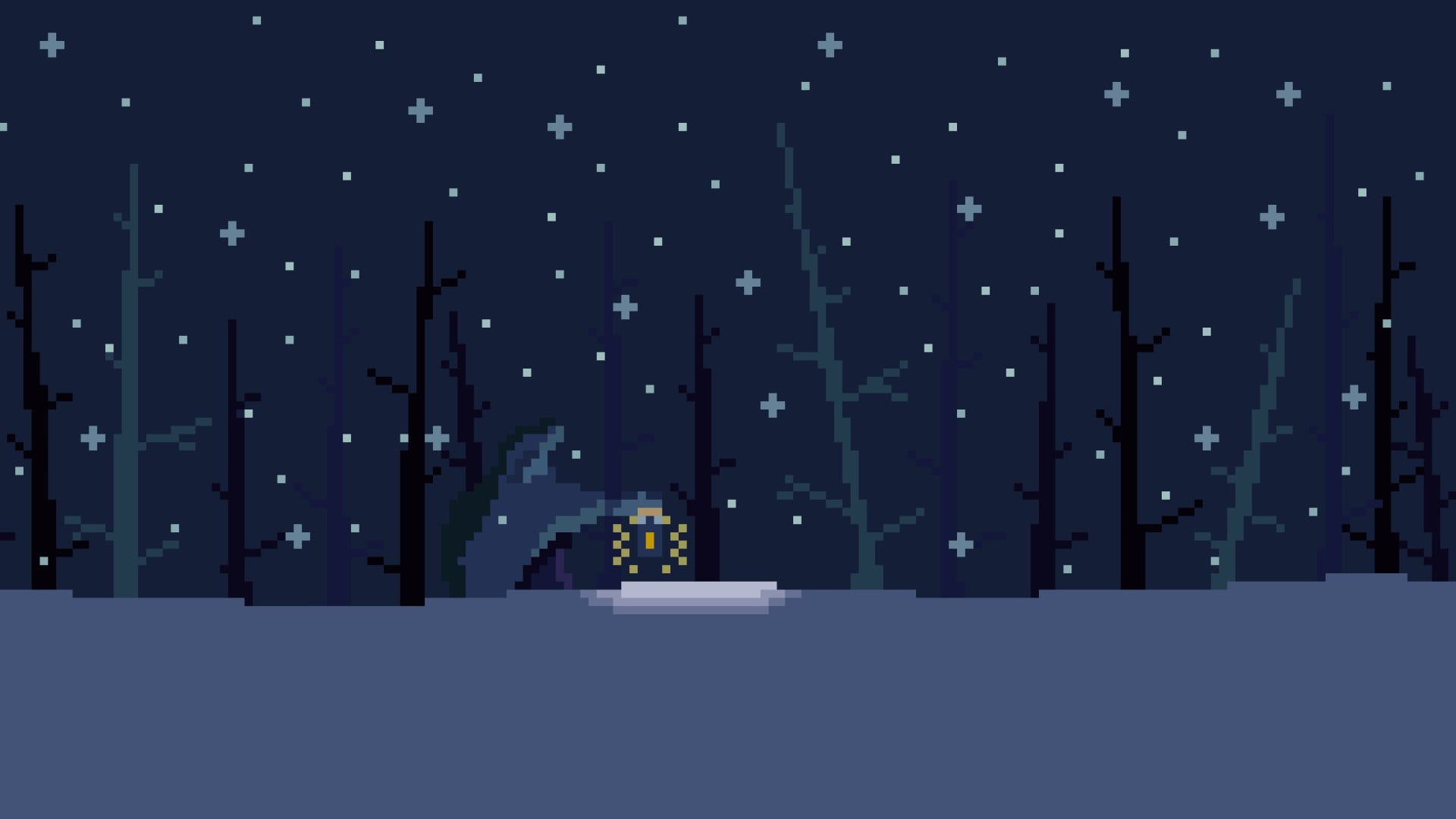 Winter Pixel Art Desktop Wallpapers - Wallpaper Cave