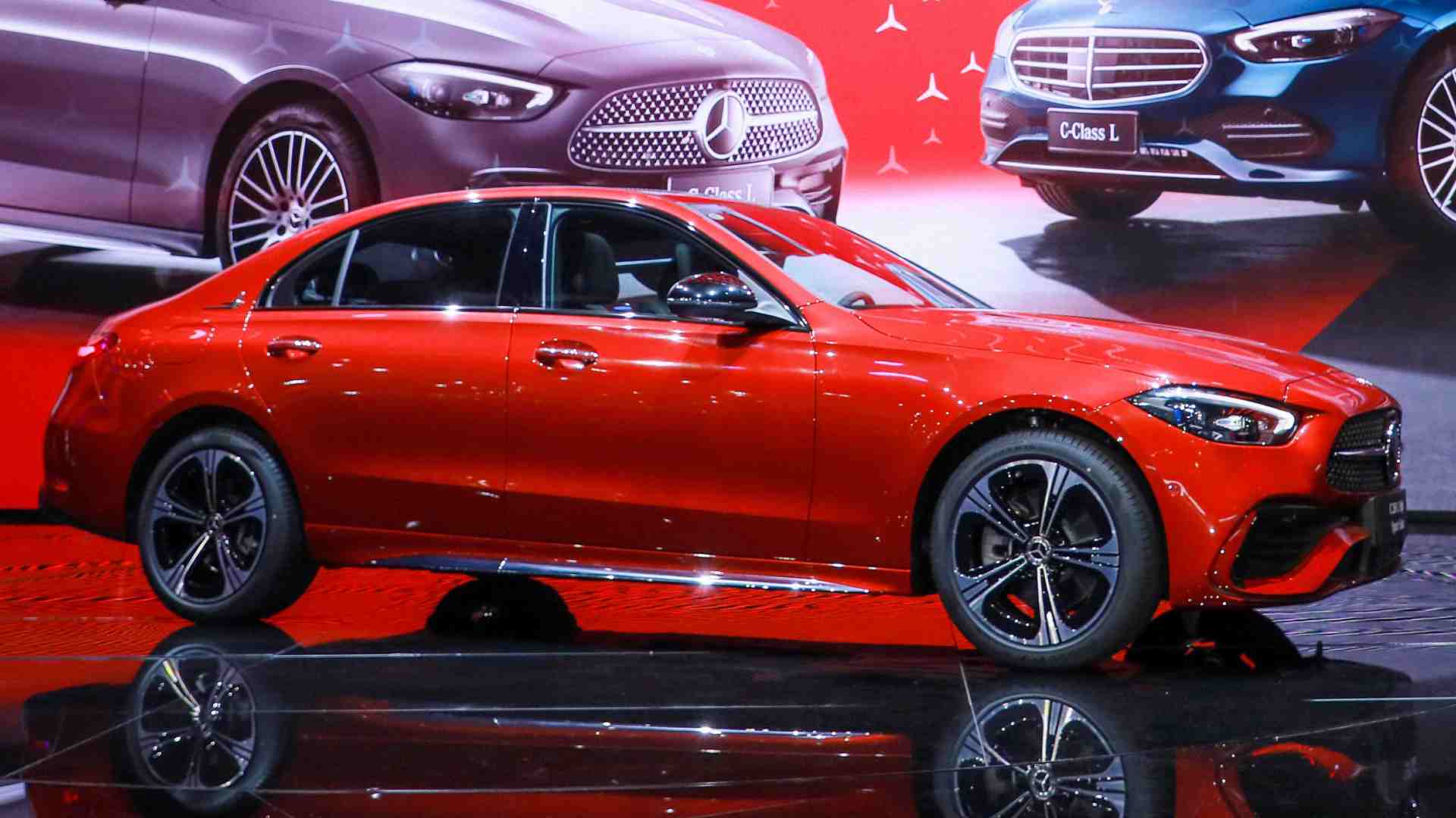 Mercedes C-Class 2021 Red Color Wallpapers - Wallpaper Cave