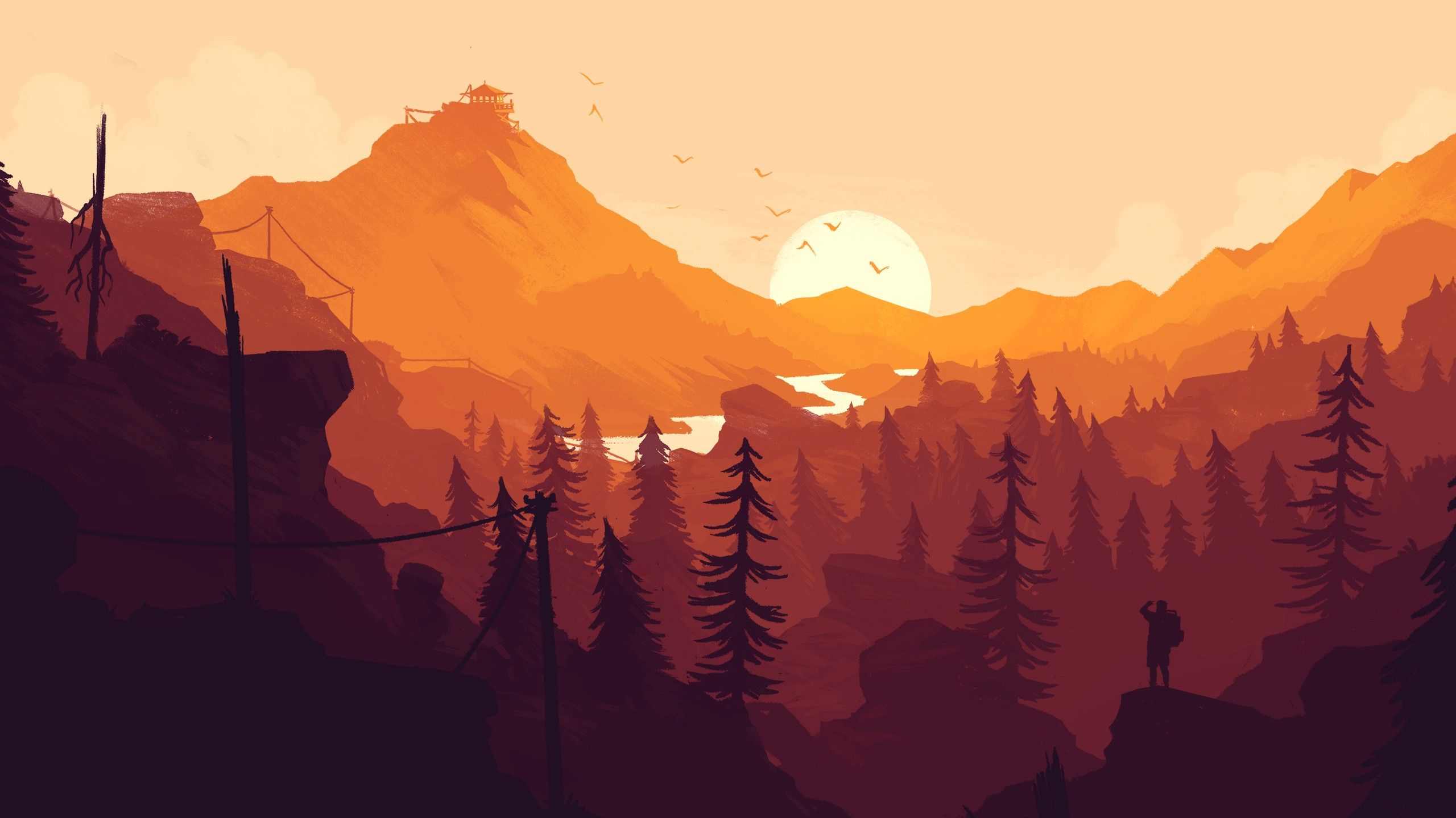 Fire Tower Wallpapers Wallpaper Cave