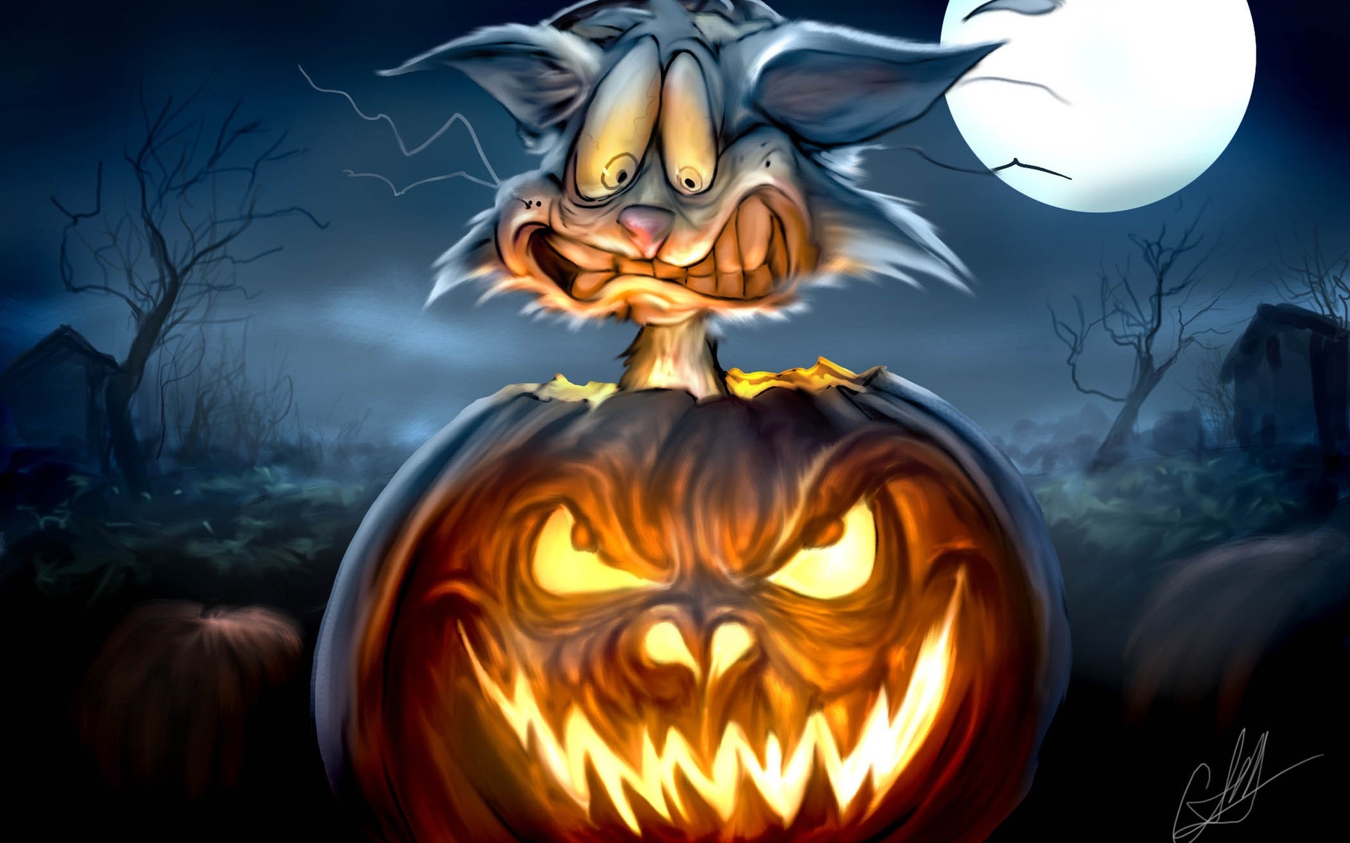Halloween Rabbits Wallpapers - Wallpaper Cave