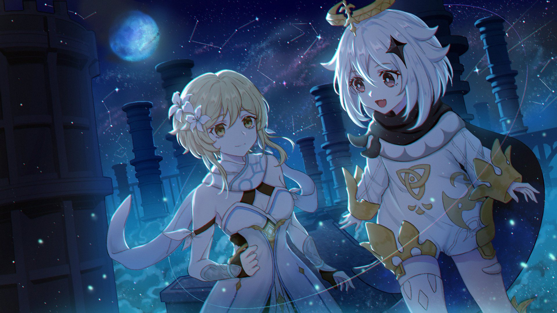 Lumine And Paimon Wallpapers - Wallpaper Cave