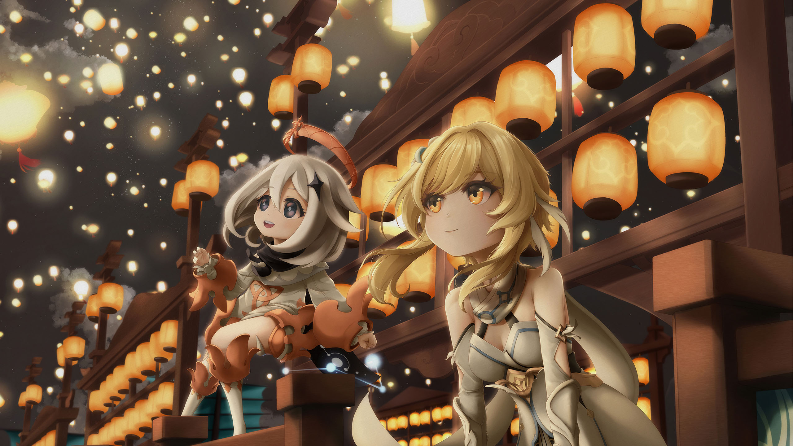 Lumine And Paimon Wallpapers - Wallpaper Cave