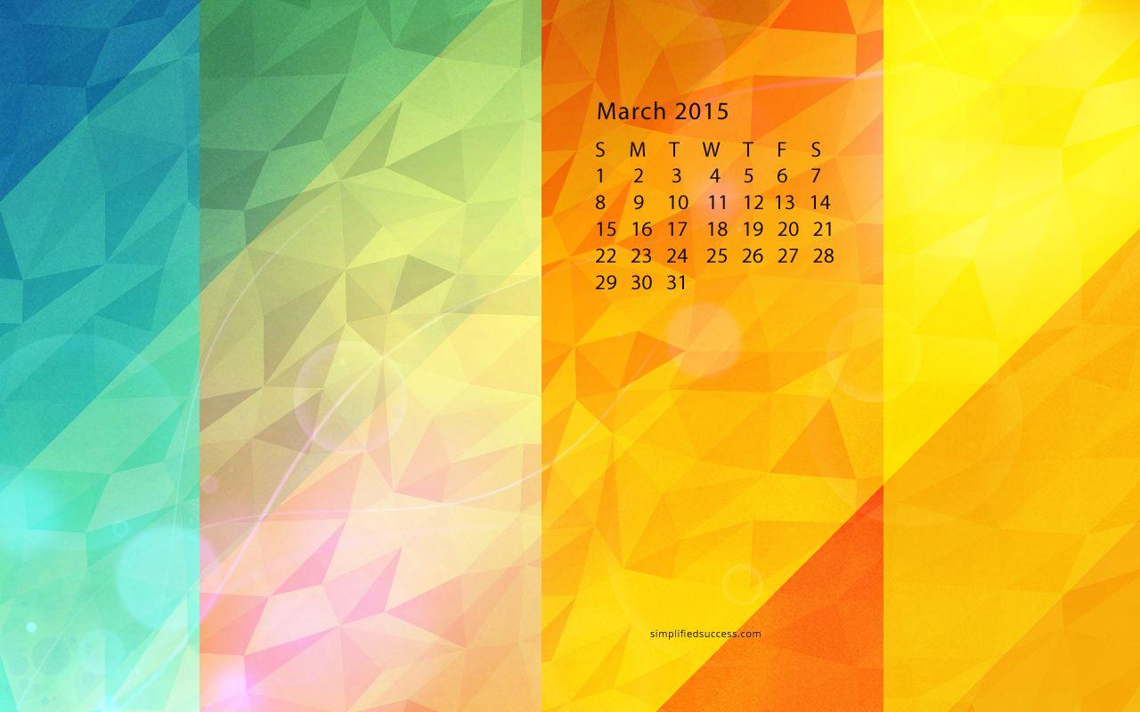 Desktop Wallpapers Calendar March 2015 - Wallpaper Cave