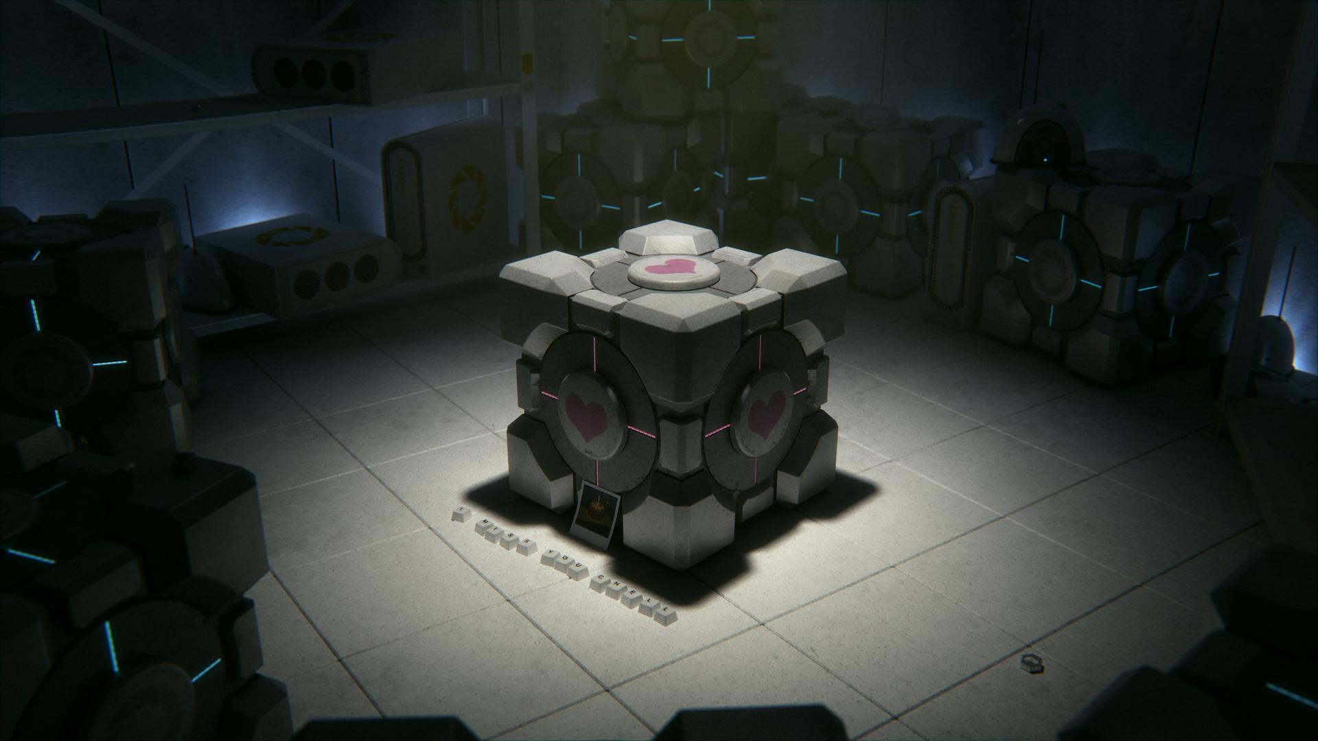 Companion Cube Wallpapers - Wallpaper Cave